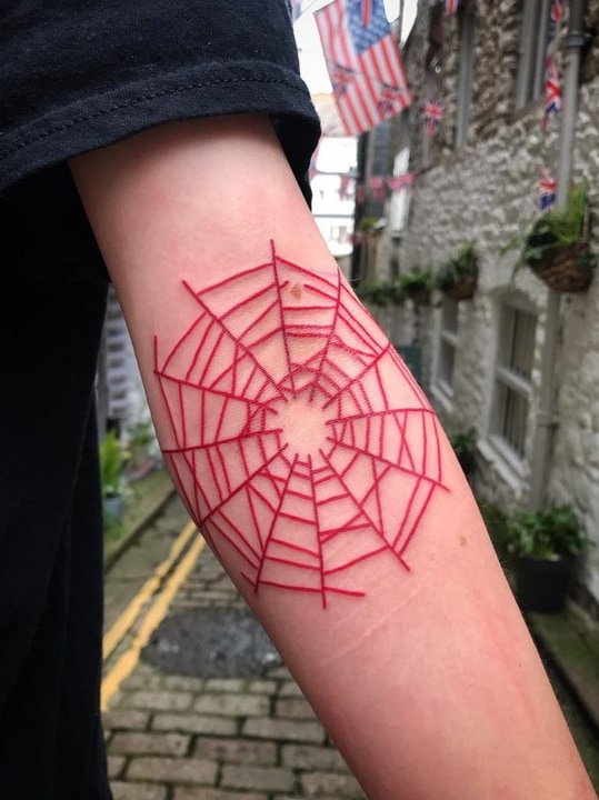 66 Meaningful Spider Web Tattoo Designs - Tidy Tale
