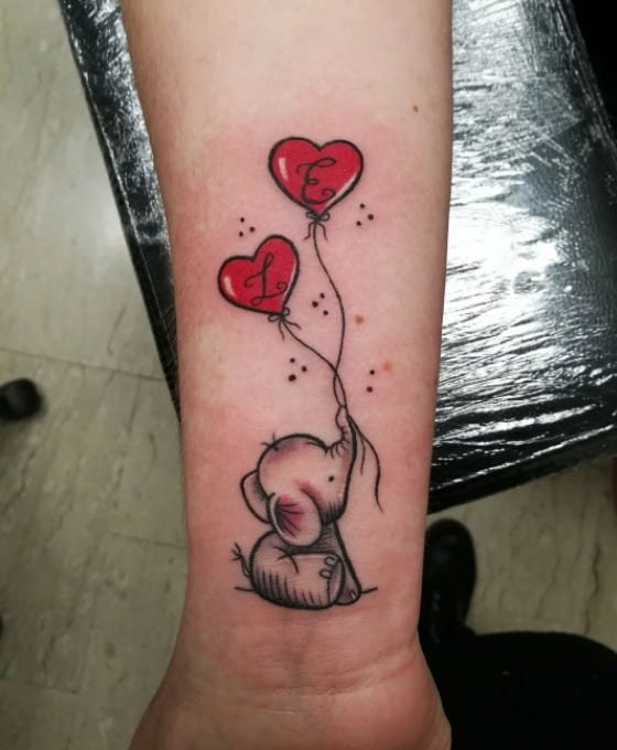 48 Double Heart Tattoo Ideas With Meaning - Tidy Tale